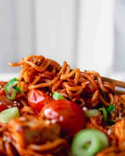 20-Minute Gochujang Ramen Noodles | The Fruity Jem