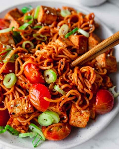 20-Minute Gochujang Ramen Noodles | The Fruity Jem