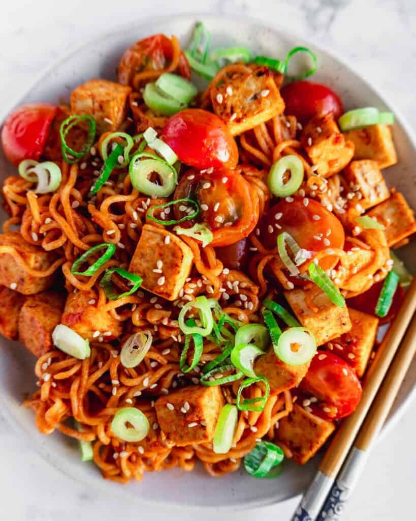 20-Minute Gochujang Ramen Noodles | The Fruity Jem