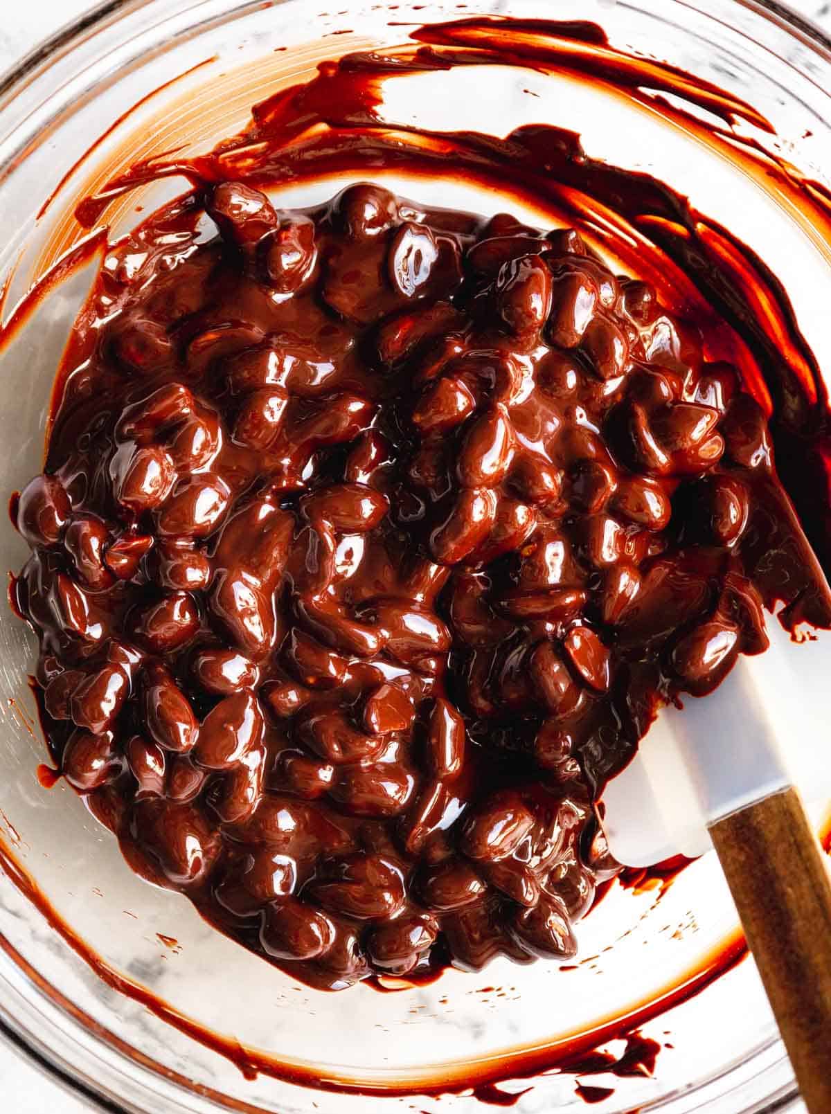 5-Minute Dark Chocolate Covered Peanuts (Healthy-ish!) | The Fruity Jem