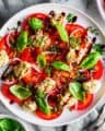 Easy Tomato Carpaccio (Vegetable Carpaccio Salad, Vegan) | The Fruity Jem