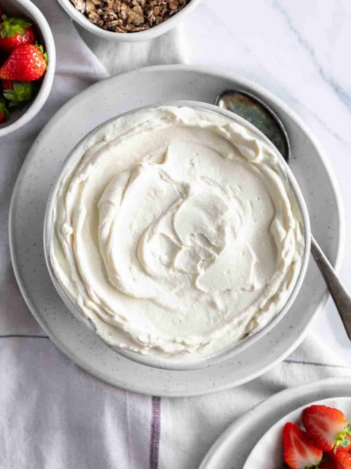 1-Ingredient Vegan Quark (+ Step-by-step PHOTOS!) | The Fruity Jem