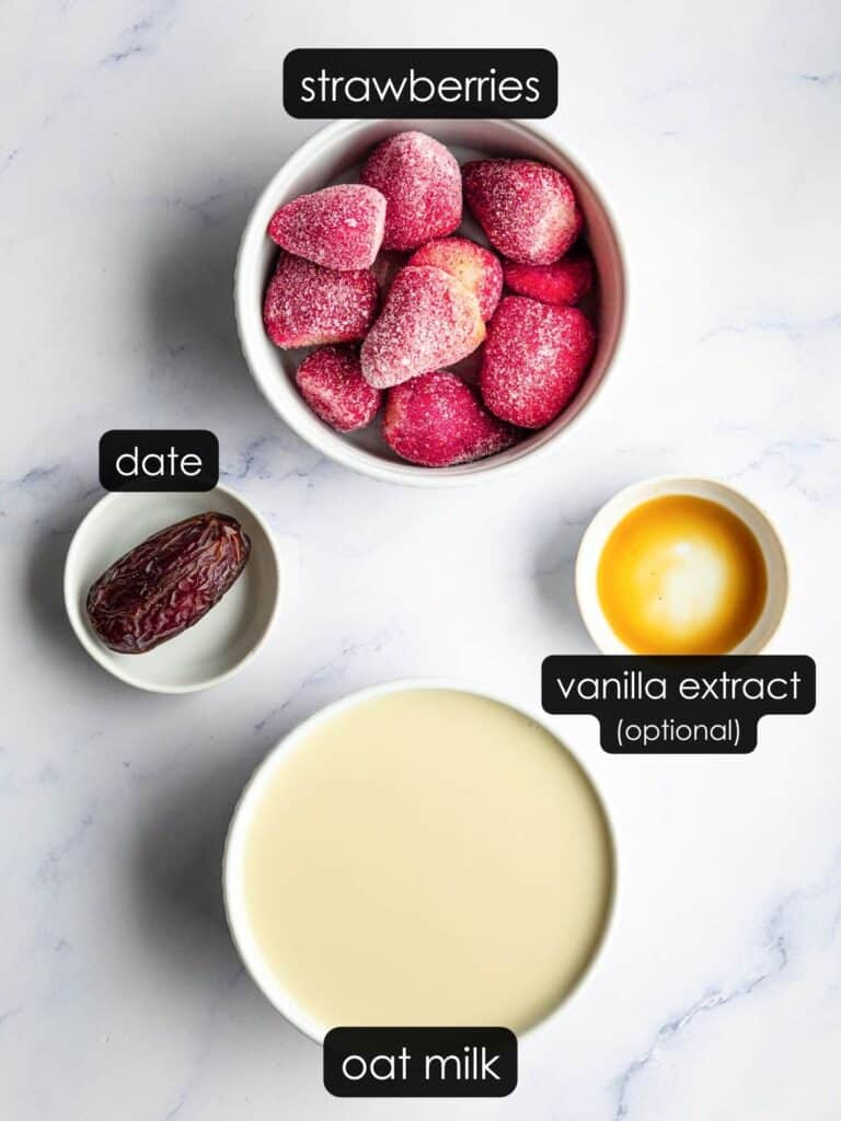 5-Minute Korean Strawberry Oat Milk (Dairy-free & Vegan) | The Fruity Jem