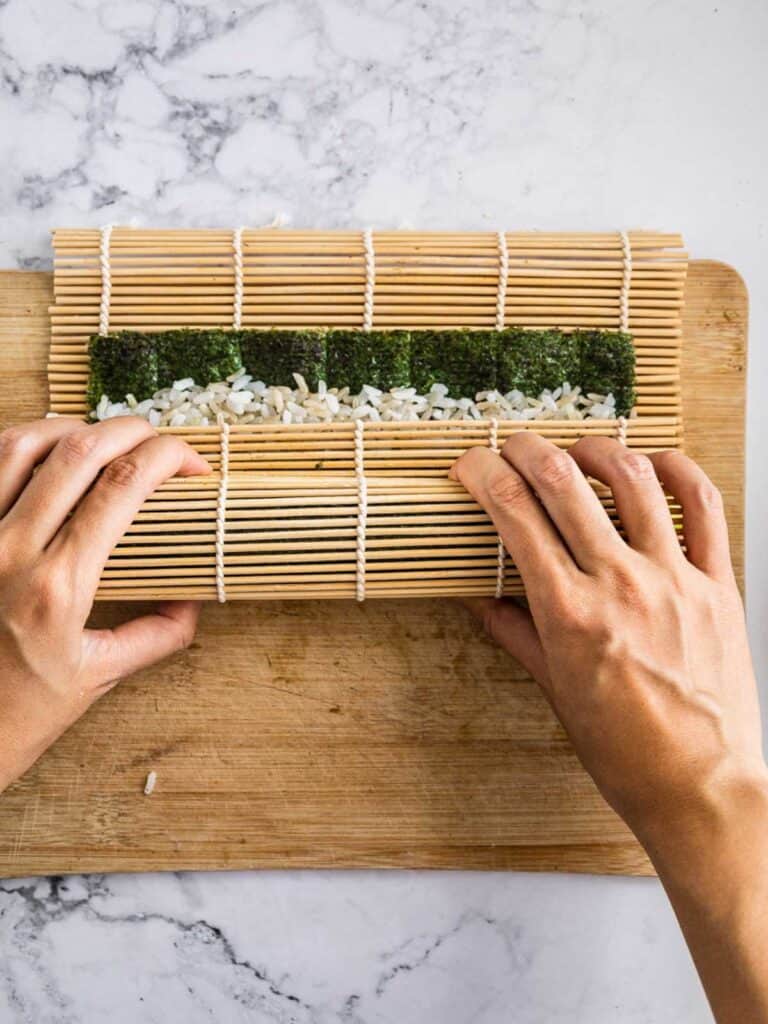 The BEST Shiitake Mushroom Sushi Roll | The Fruity Jem