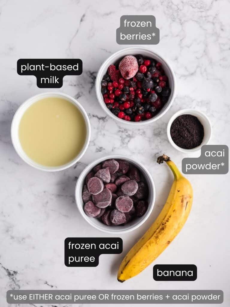 The BEST Acai Breakfast Bowl (in 5 Minutes!) | The Fruity Jem