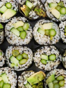 Asparagus Sushi Roll (AAC Sushi Roll + Step-by-step PHOTOS!) | The ...