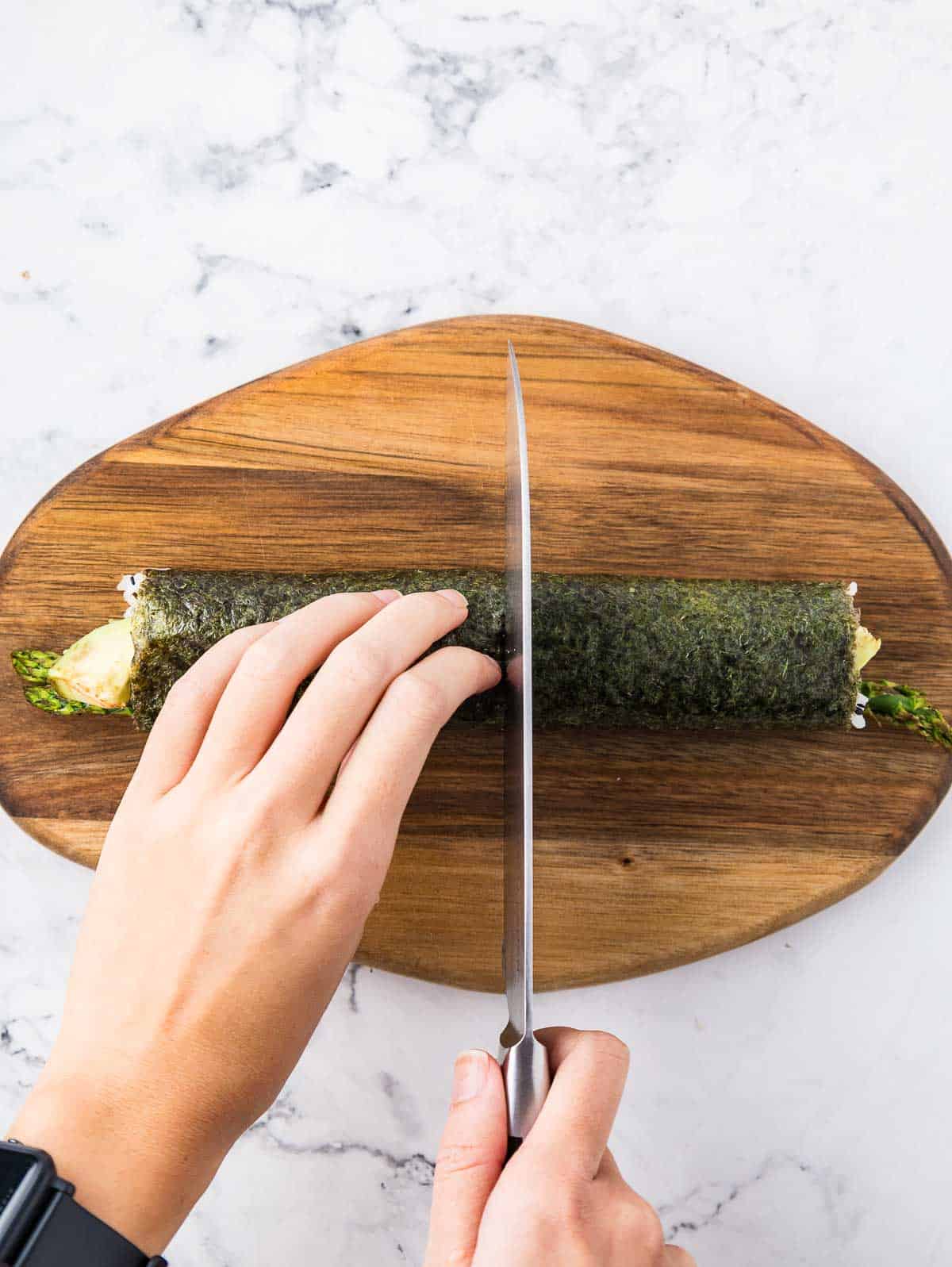 Asparagus Sushi Roll (AAC Sushi Roll + Step-by-step PHOTOS!) | The ...