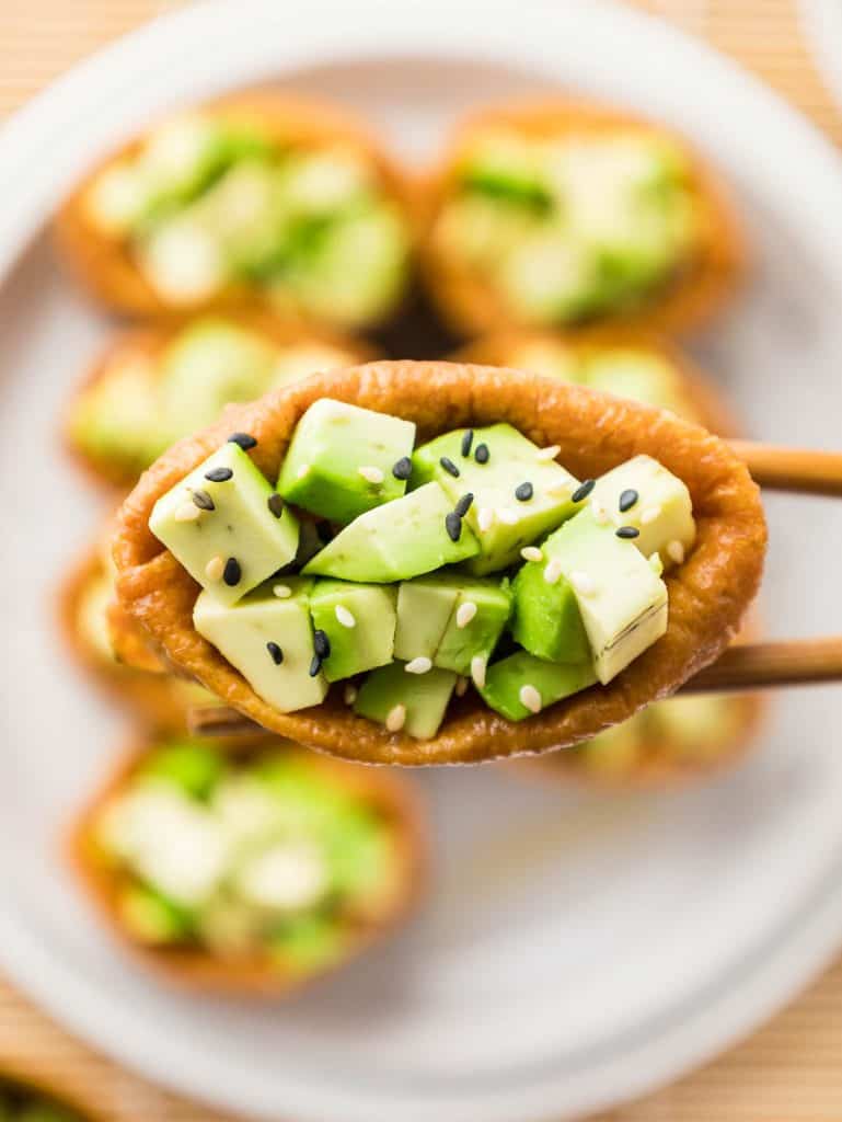 Inari Avocado Roll (Bean Curd / Tofu Skin Sushi with Fillings) | The ...