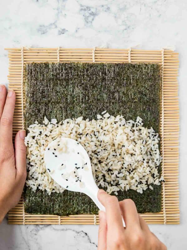 Asparagus Sushi Roll (AAC Sushi Roll + Step-by-step PHOTOS!) | The ...