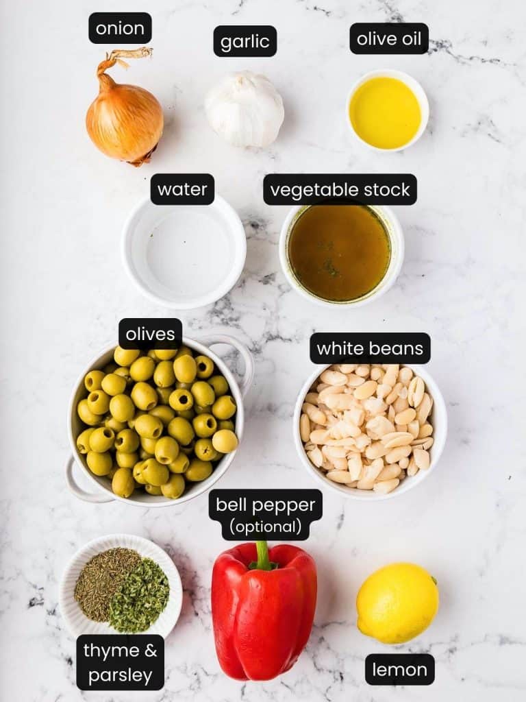 Green Olive Soup with Olive Oil (Simple & Tasty!) | The Fruity Jem