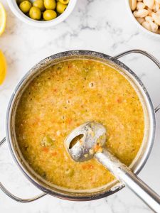 Green Olive Soup with Olive Oil (Simple & Tasty!) | The Fruity Jem