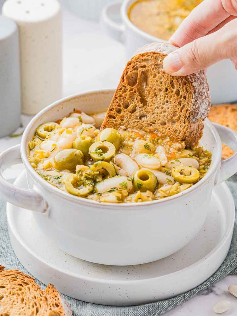 Green Olive Soup with Olive Oil (Simple & Tasty!) | The Fruity Jem