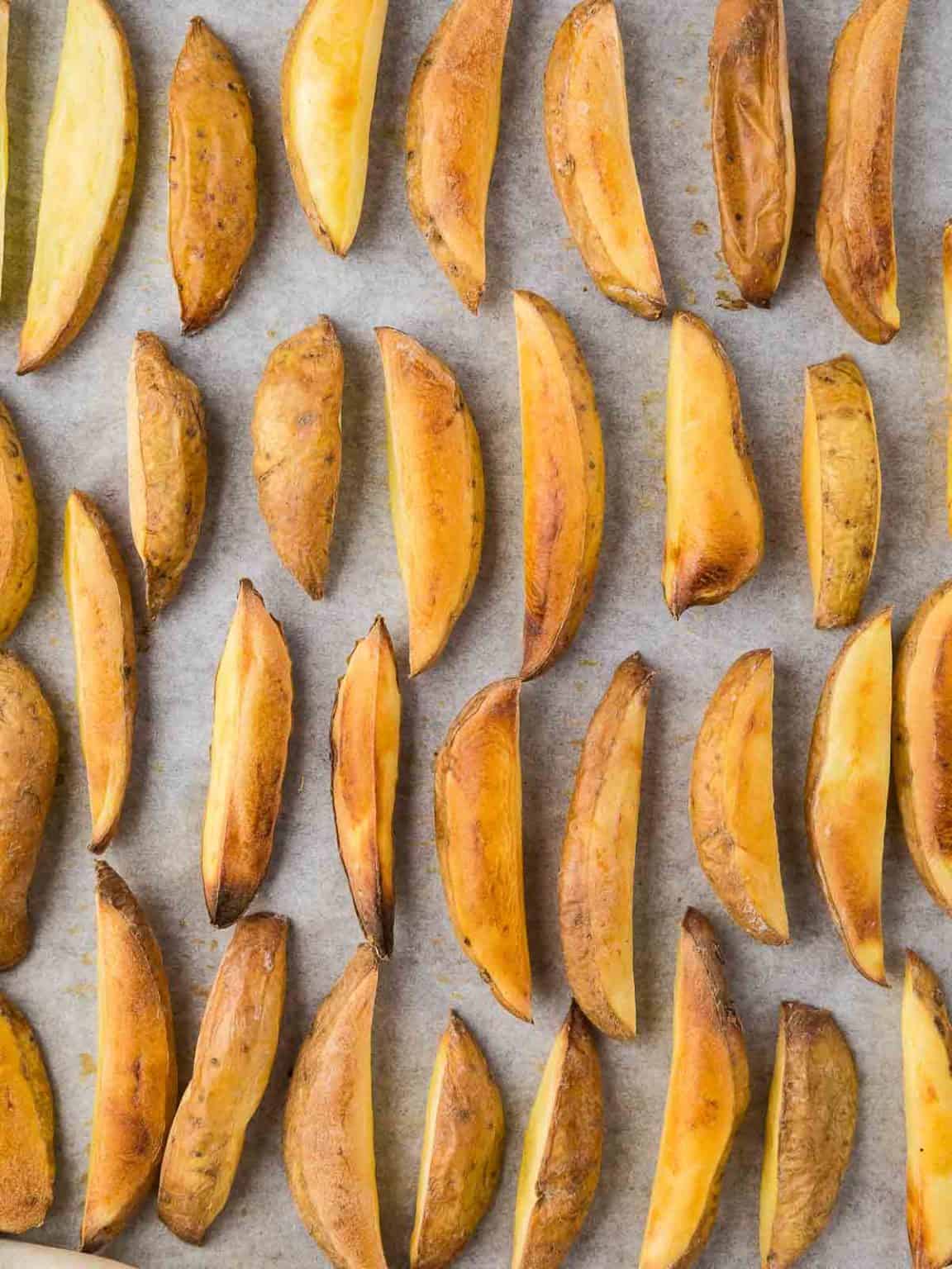 Easy Indian Masala Chips (Baked or Air Fried) | The Fruity Jem