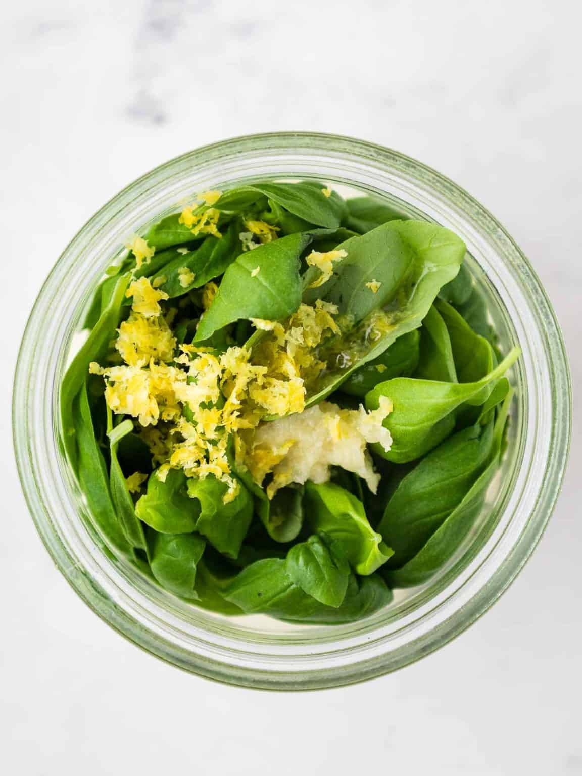 5-Minute Lemon Basil Aioli (Basil Mayo Sauce) | The Fruity Jem