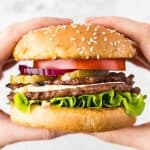 EASY Vegan Smash Burger (Veggie Burger) | The Fruity Jem